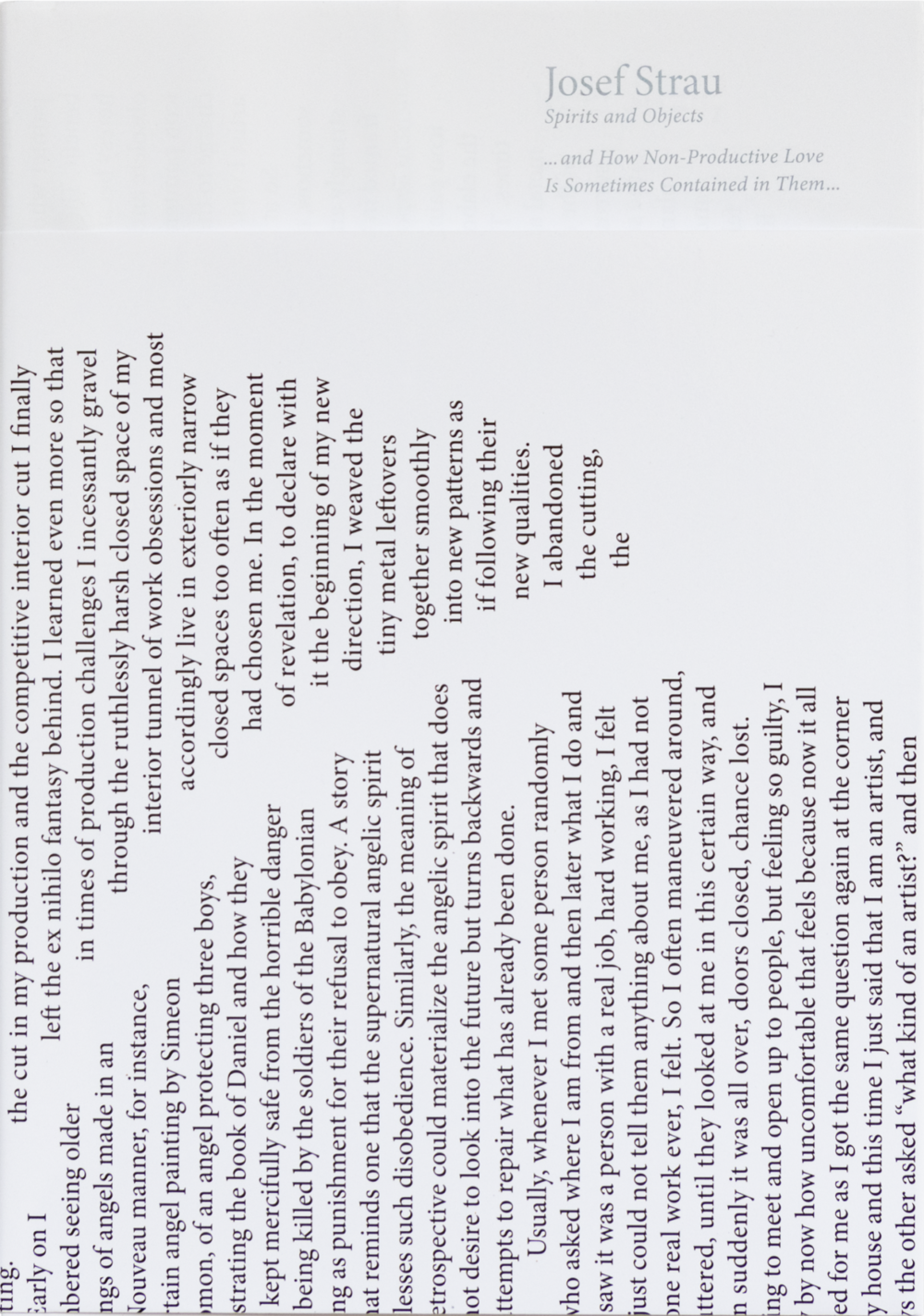 Josef Strau | Greene Naftali